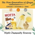 HOTTA Instant Ginger Drink With Zinc & Vitamin C Hot or Cold No Sugar ...