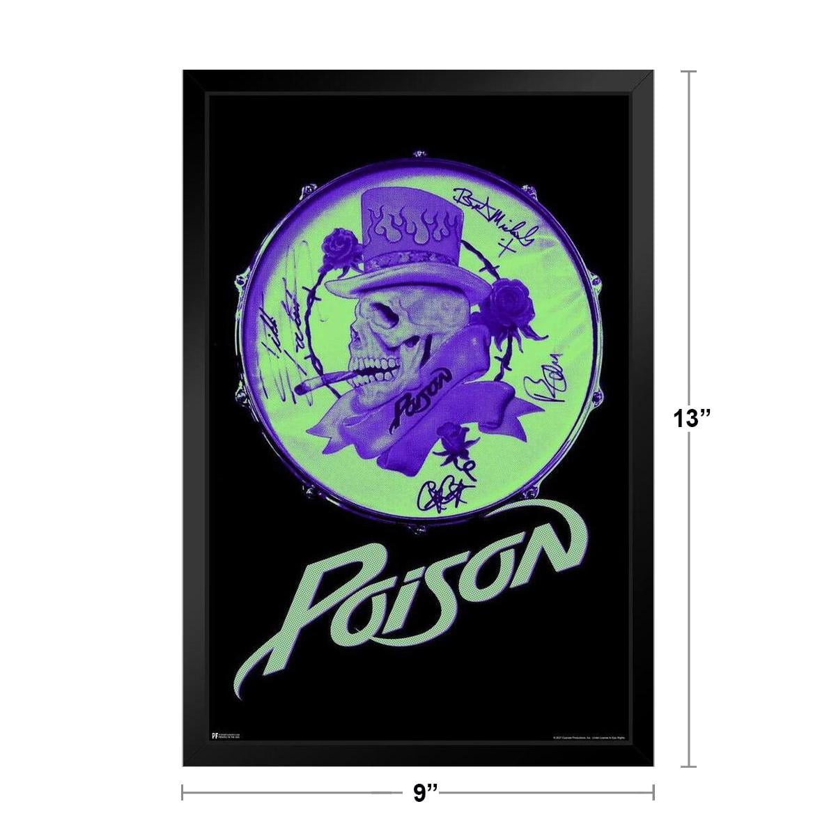 Poison Band Skull Logo