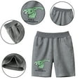 Chenyin Boys Dinosaur Print Jogger Shorts for Toddlers Kids Summer ...