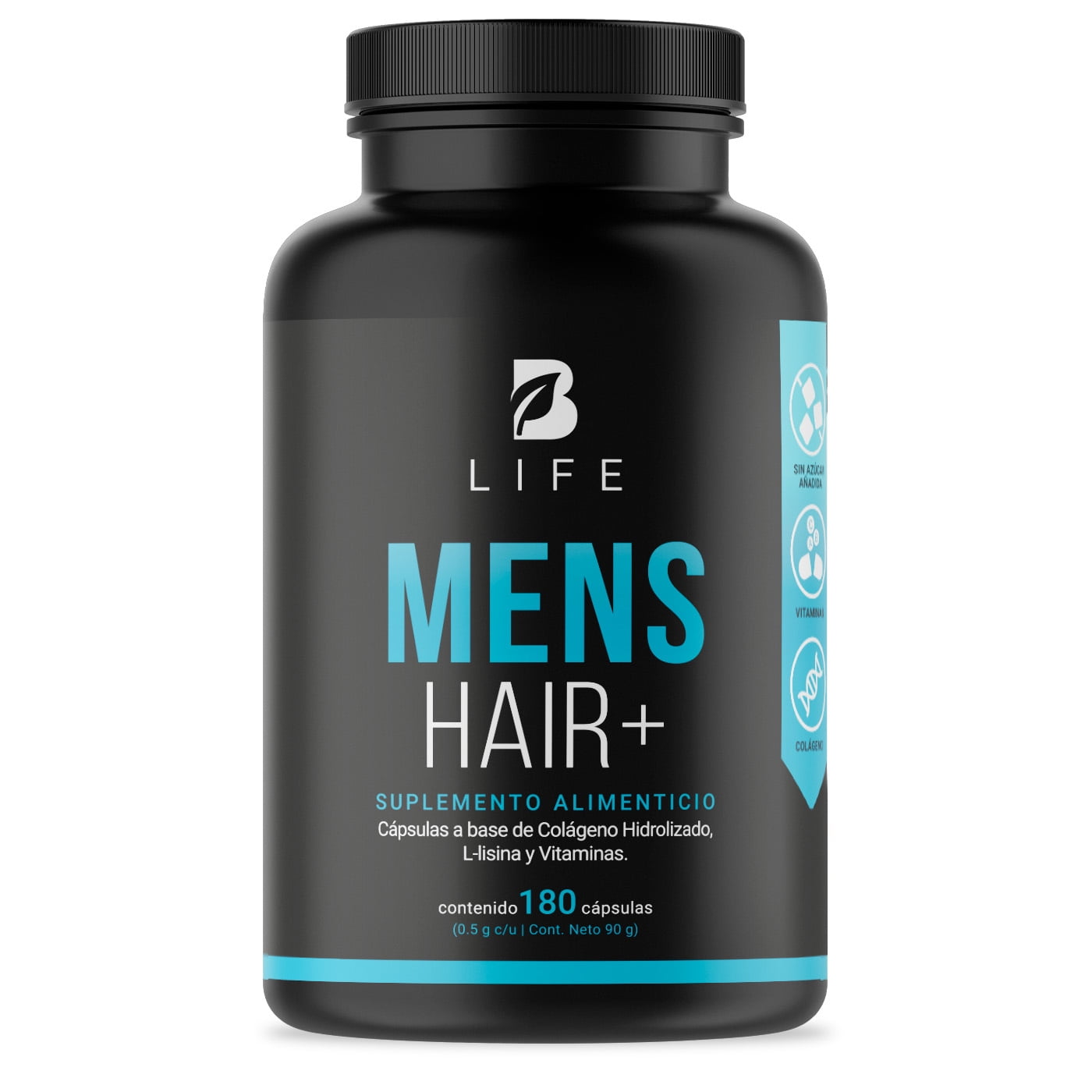 Vitaminas Cabello Y Barba Para Hombre De 180 Cápsulas B Life BLIFE ...