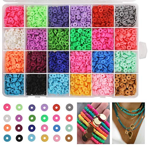 Greentime Clay Beads 4500pcs Flat Round Spacer Clay Beads Heishi Beads greentime-clay-beads-4500pcs-flat-round-spacer-clay-beads-heishi-beads