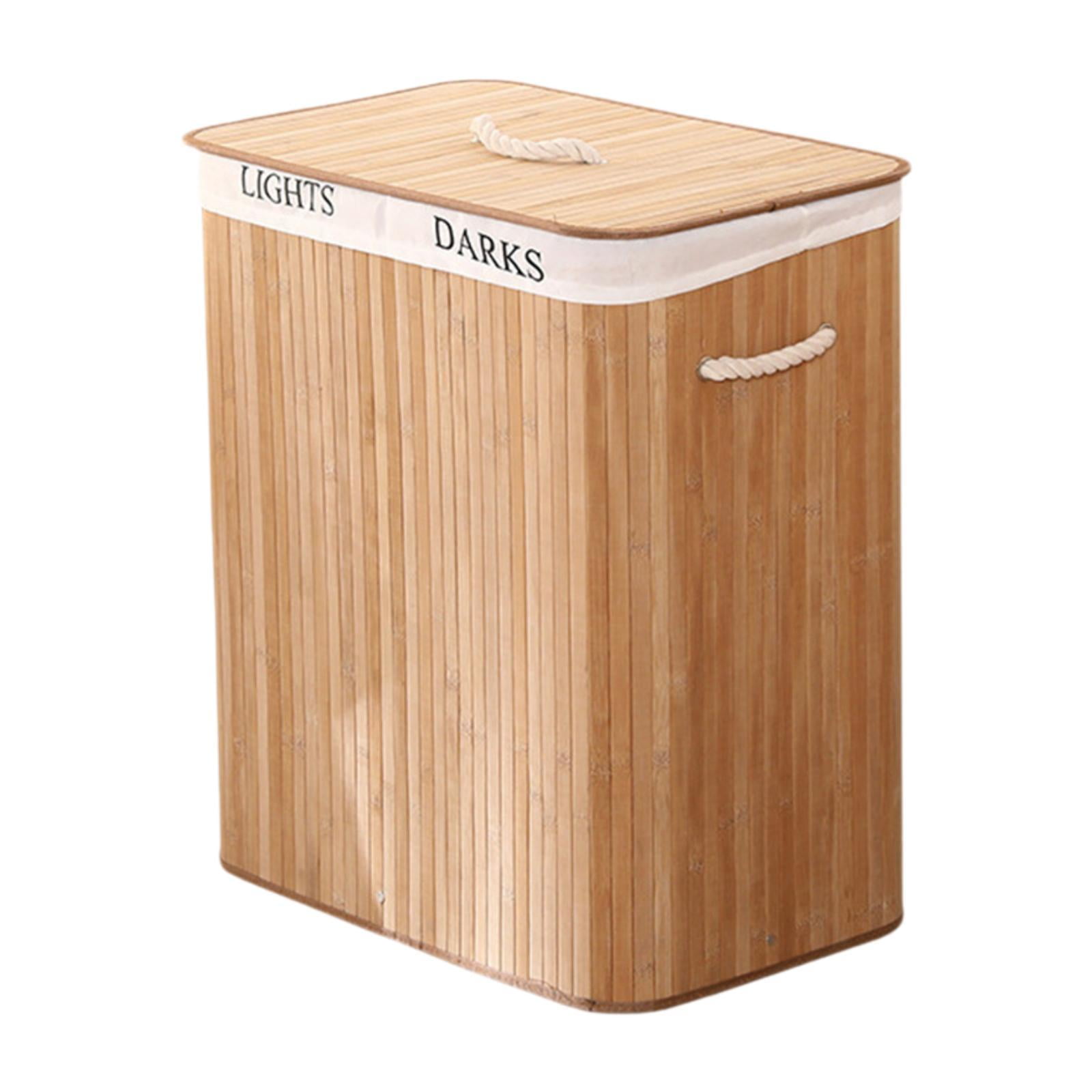 Click here for Lipstore Bamboo Laundry Basket Laundry Hamper Rust... prices