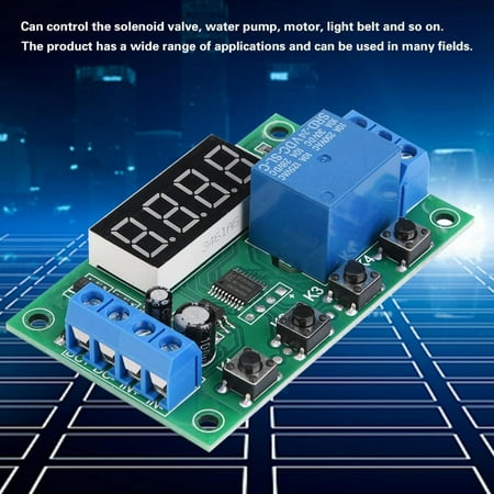 Timer Relay, 24 Common Functions Digital Relay Switch, LED Display For ...