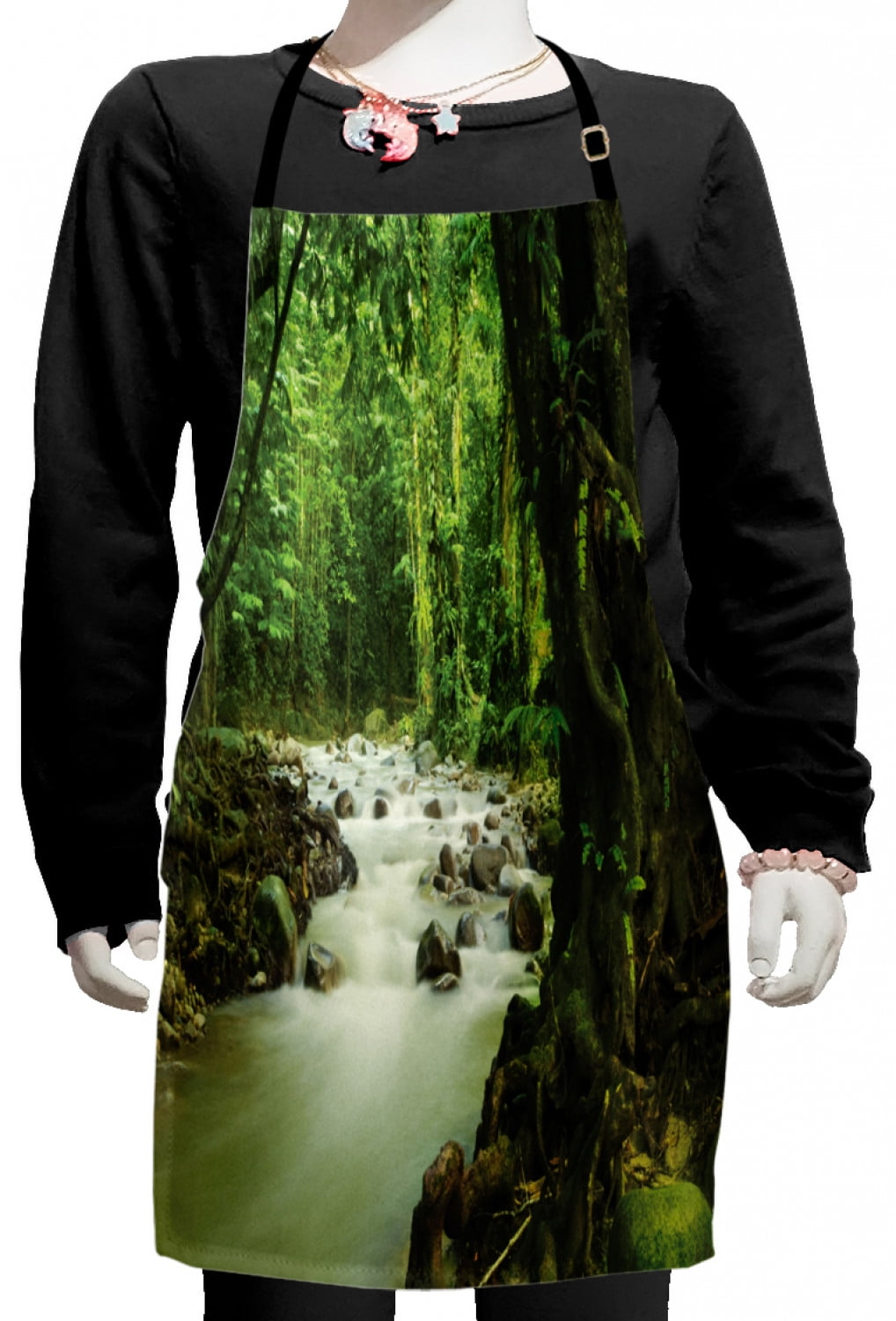 Rainforest Kids Apron, Tropical Rainforest and Rocky River in Selangor ...