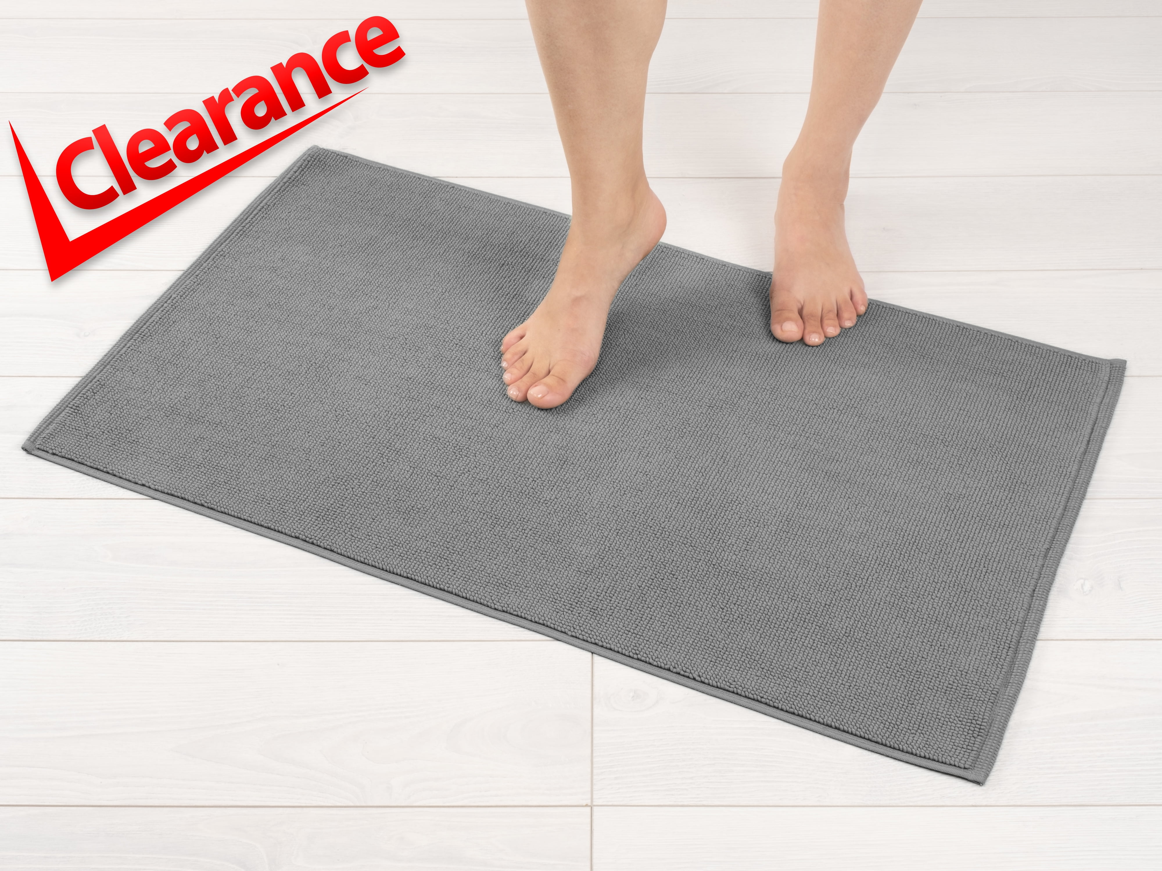 American Soft Linen, Non Slip Bathroom Bath Rug, 100% Cotton 20x34 ...