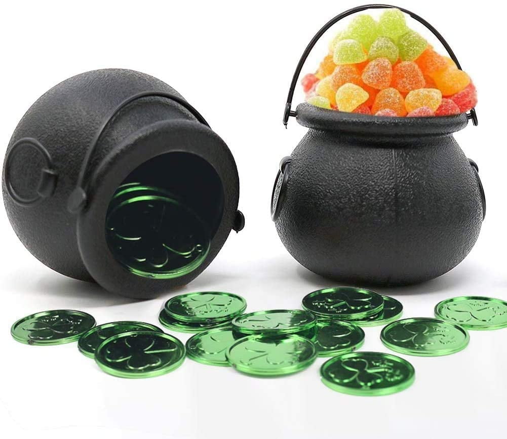 Mini caldero de bruja negra, caldero novedoso, vasos de plástico, mini ...