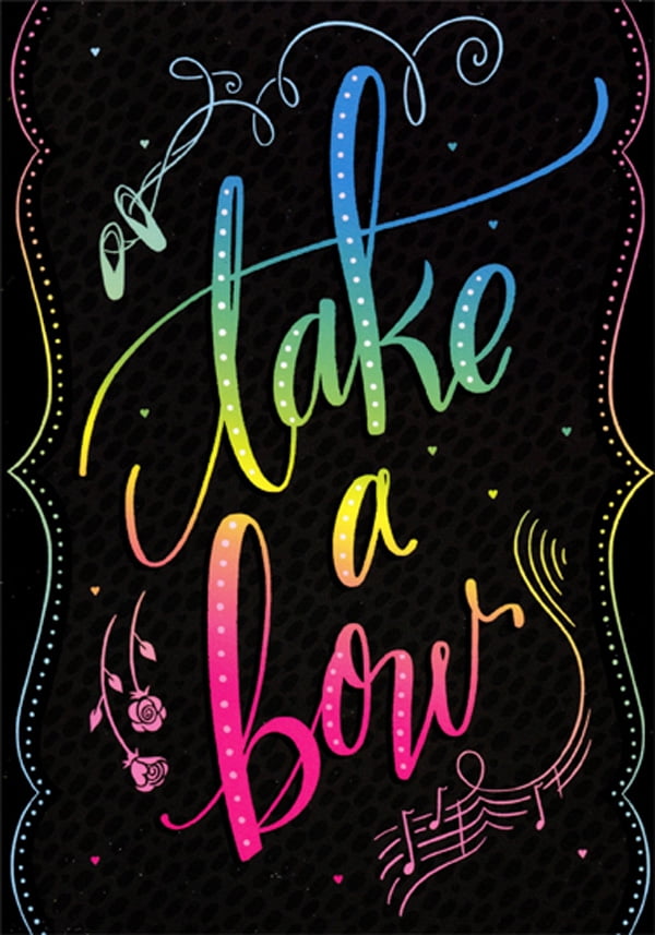 Designer Greetings Take a Bow Dance Recital Congratulations Card ...