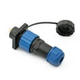 SP16 Square Panel Mount IP68 Waterproof Plug & Socket Circular ...