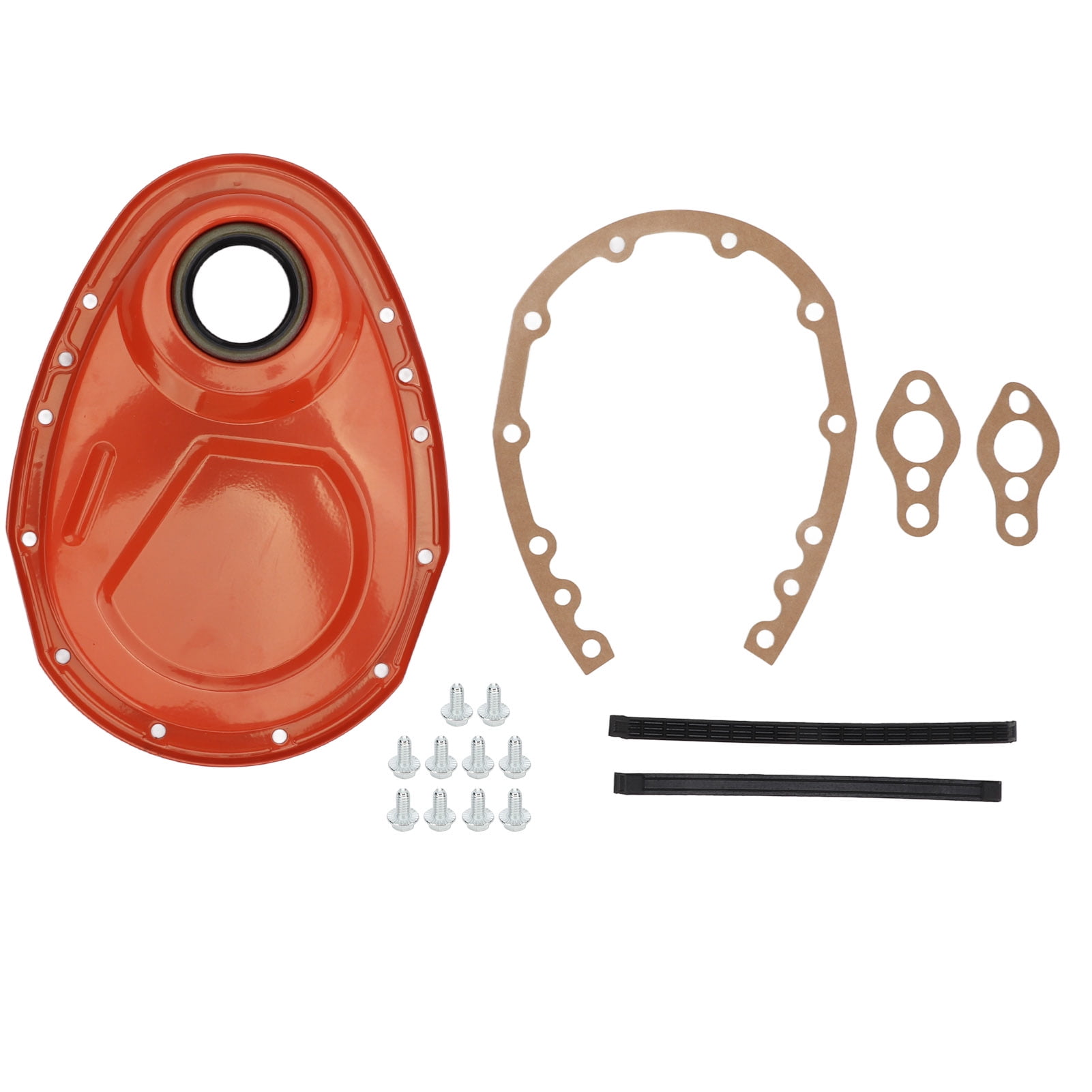 Timing Chain Kit YUCHENSHLP SBC Timing Chain Cover Gasket And Seal Kit ...