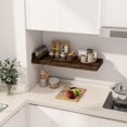 Rustic Floating Shelves 30 Inch Long, 12 Inch Deep Wall Mounted Storage ...