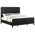 Coaster Brookmead Black Wood Eastern Panel King Bed with Solid Wooden ...