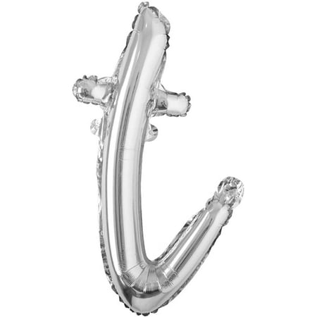 18 inch Silver Lowercase Happy Birthday Balloon Letter Ballon Wedding ...