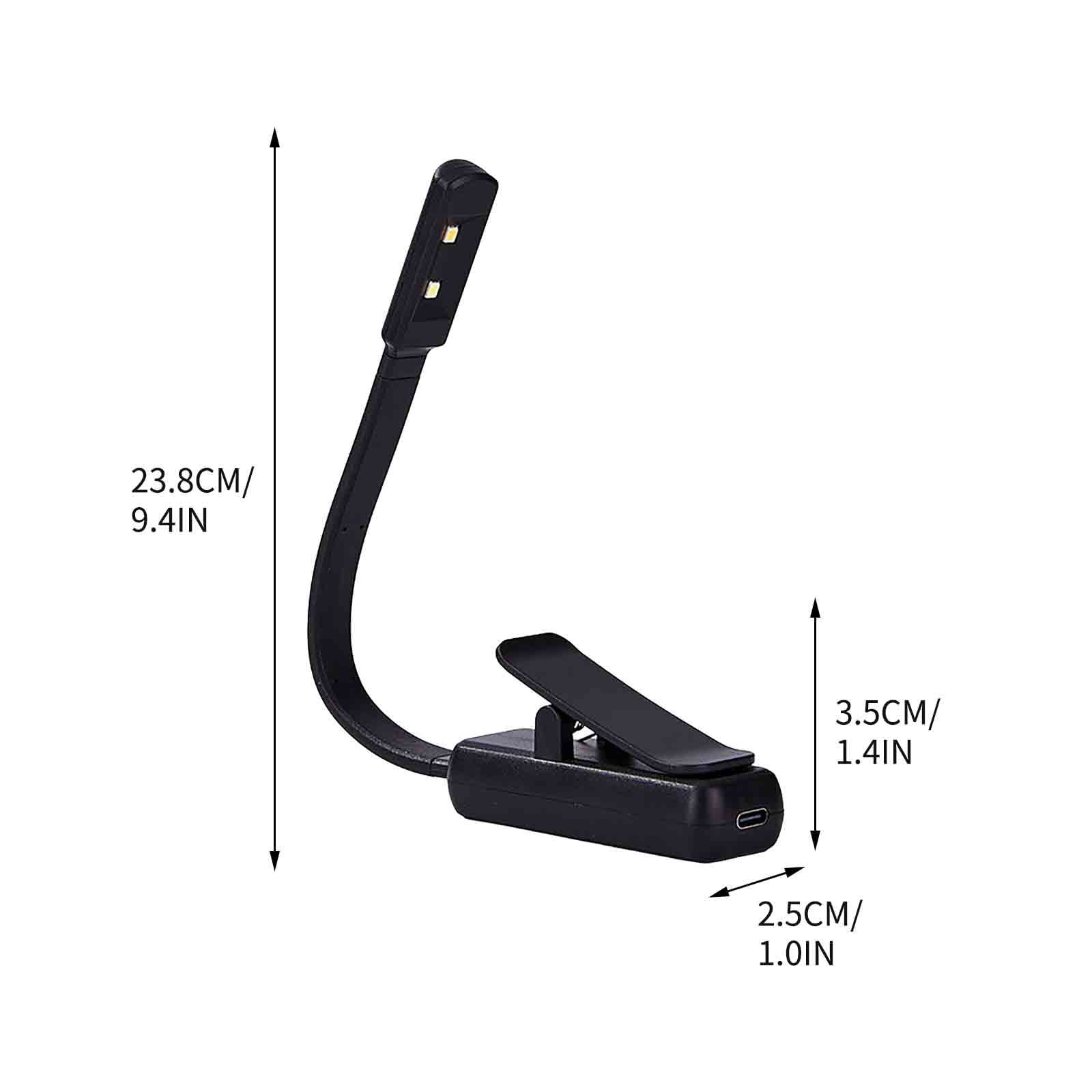 Sdnall Book Light For Reading In Bed Book Light For Reading In Bed At Night Rechargeable Led Book Reading Light  Eye Protection Design  Usb Powered Fo