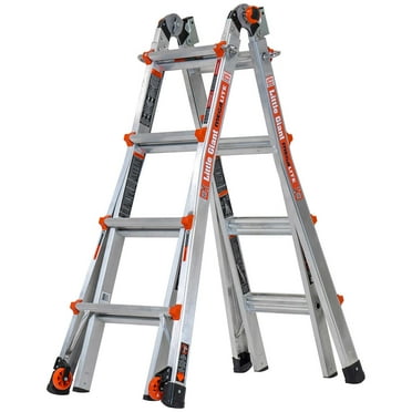 Little Giant Ladder Systems M22 with Leg Levelers Multi-Position Ladder ...