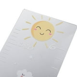 Hytrove Mirror Ruler Growth Chart Wooden 1 Set 47.2x5.9x0.04In ...