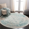 SAFAVIEH Passion Collection PAS405B Turquoise / Ivory Rug - Walmart.com