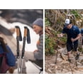 Cork Grip Trekking Poles – Lightweight Folding Hiking Poles, Adjustable ...