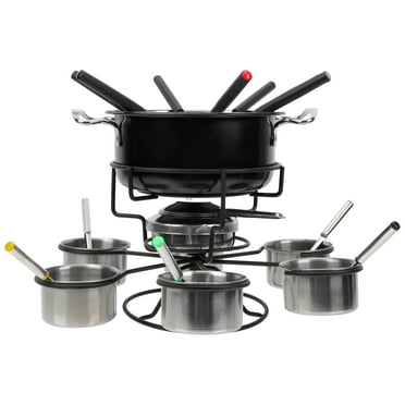 Boska Holland 1 Liter Twinkle Fondue Set Ceramic & Oak - Walmart.com