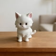 Adorable Mini White Plastic Figurine Statue, Durable Easy Clean ...