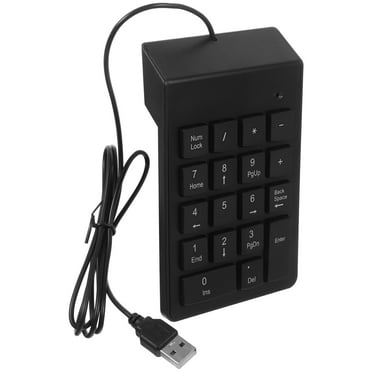 Adesso 19-Key Mechanical Keypad with 3-Port USB Hub - Walmart.com