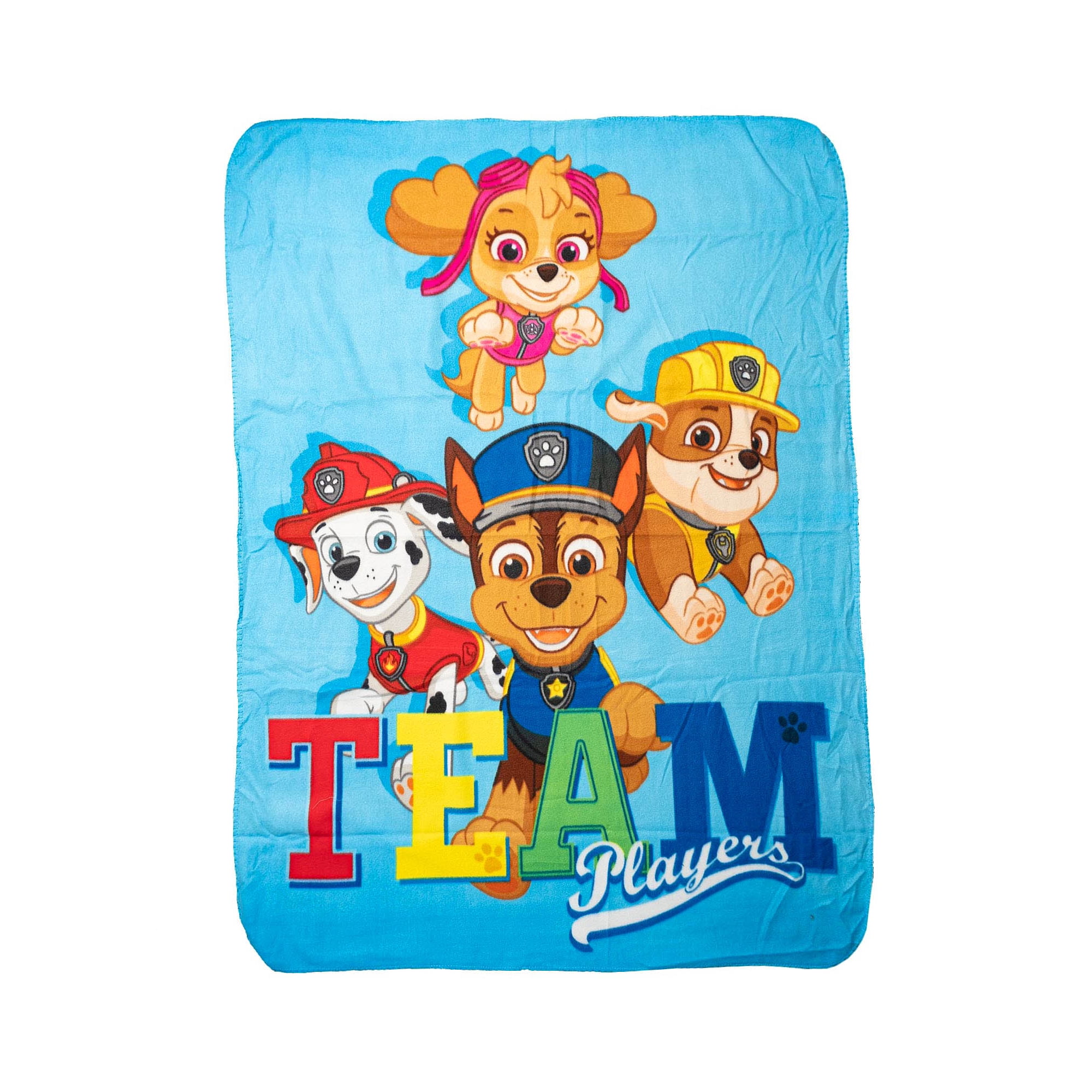 Click here for Nickelodeon Paw Patrol 45 X 60 Throw Blanket Team... prices