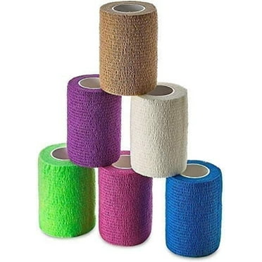 3M Coban Medical Adhesive Elastic Wrapping Stretch Bandage, 4 Inch x 5 ...