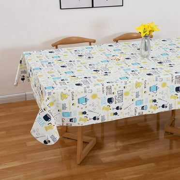 Ray Star Vinyl Tablecloths 52x70 Spring Tablecloth Plastic Picnic ...