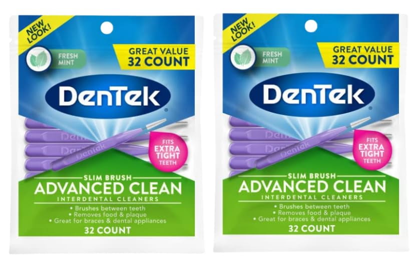 Palillos de hilo dental DenTek Complete Clean Easy Reach, 32 unidades (paquete de 2) | Walmart ...