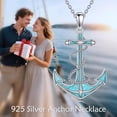 Anchor Necklace for Women Sterling Silver Tree of Life Pendant Necklace ...