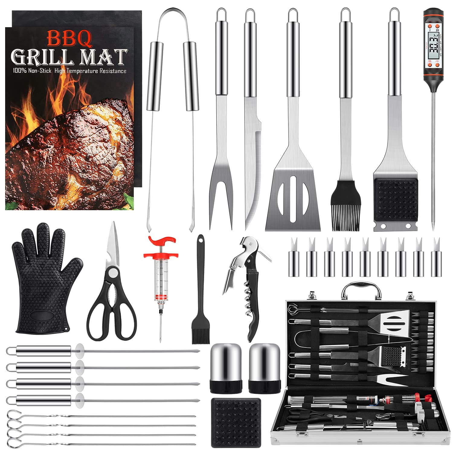 Click here for Birald Grill Set  Grilling Gifts For Men  34pcs Bb... prices