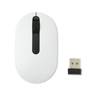 Onn 5-Button Wireless Bluetooth Mouse, Ergonomic Design, USB-A Nano ...