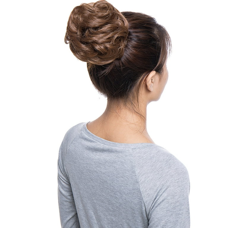 Messy Hair Bun From Back