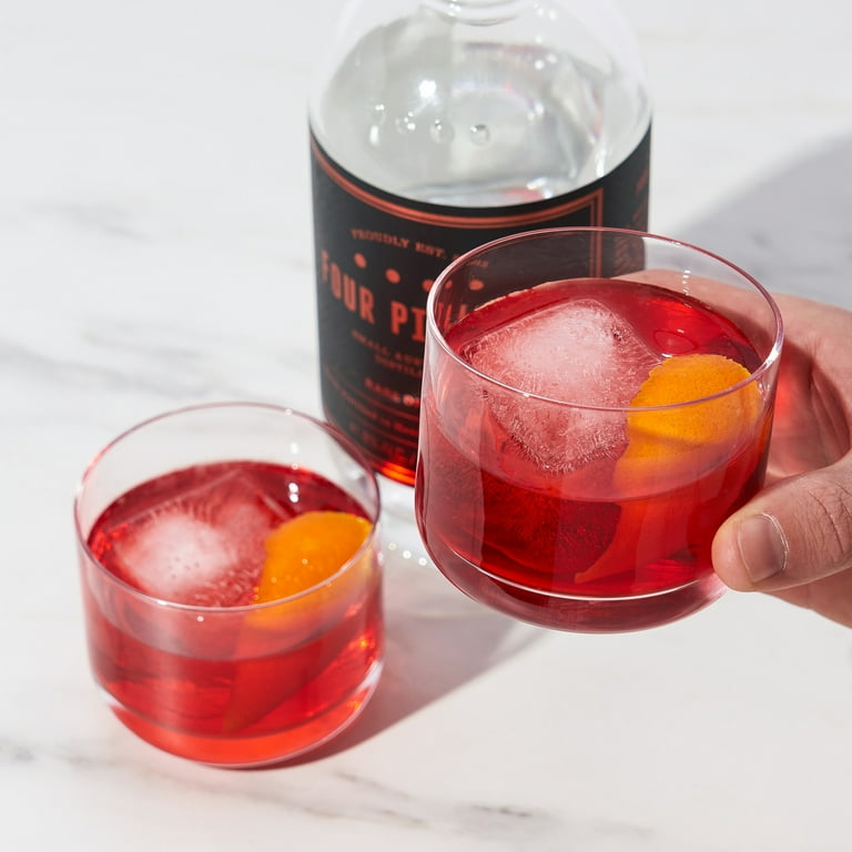Negroni With Giant Ice Ball