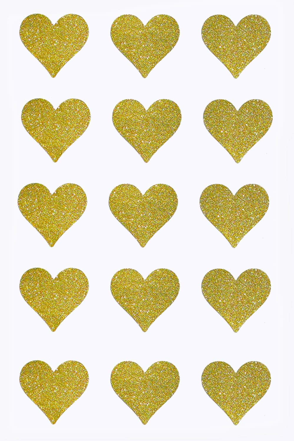 Gold Glitter Heart Clipart