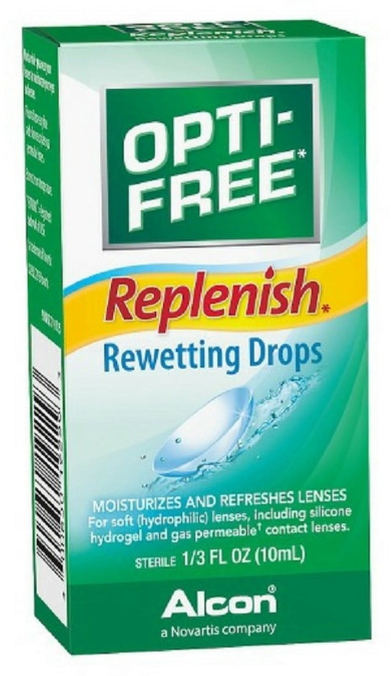 OPTI-FREE Replenish Rewetting Drops 10 mL (Pack of 6) - Walmart.com