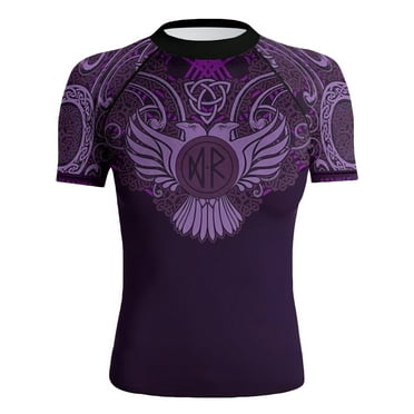 Raven Fightwear Men's Aztec Ranked Jiu Jitsu BJJ Rash Guard Short ...