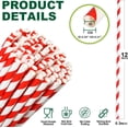 12 Inch Extra Long Large Paper Drinking Straws 8mm Wide - For Smoothies ...