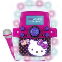 Hello Kitty Kids Sing Along Karaoke Machine with LED Light Show and ...