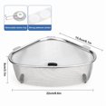 BUTTERFLY- Sink Triangle Corner Drainer Basket, Stainless Steel, Mesh ...