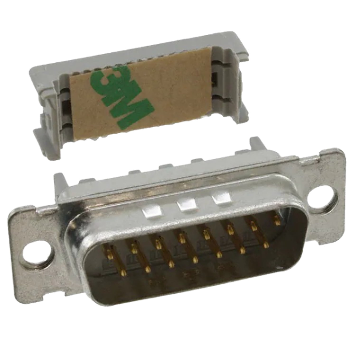 Pack of 3 8215-6000 Connector D-Sub Plug 15 Position, Male Pins ...