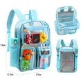 Tinyat Clear Backpack Heavy Duty Large Waterproof Transparent Stadium ...