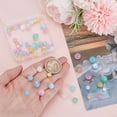 3 Styles Natural Selenite Beads Dyed Round Mixed Color 6.5-10mm Hole: 0 ...