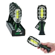 Might-D-Light 10-Watt 400-Lumen Dark Gray Rechargeable Folding LED Work ...