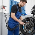 Air Compressor Hose Coiled Flexible Air Hose 7.5m Pneumatic Tubing ...