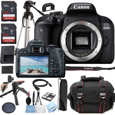 Canon EOS Rebel T7i DSLR Camera with 18-55mm Lens - Walmart.com