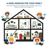 Wireless Intercom System Hosmart 1/2 Mile Long Range 7-Channel Security ...