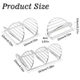 Tucknest Stainless Taco Holder Stand, V-Shaped Taco Bar Serving Rack ...