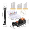 60 PCS Pin Vise Hand Drill Set, Micro Mini Twist Drill Bits PCB Drill ...