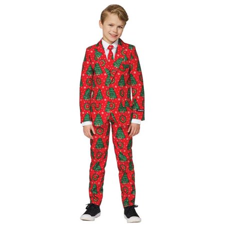 Oppo Suits OSB007LG Christmas Red Suit for Childrens - Large | Walmart ...