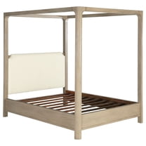 Solano 85-inch Eastern King Canopy Bed Weathered Mango - Walmart.com